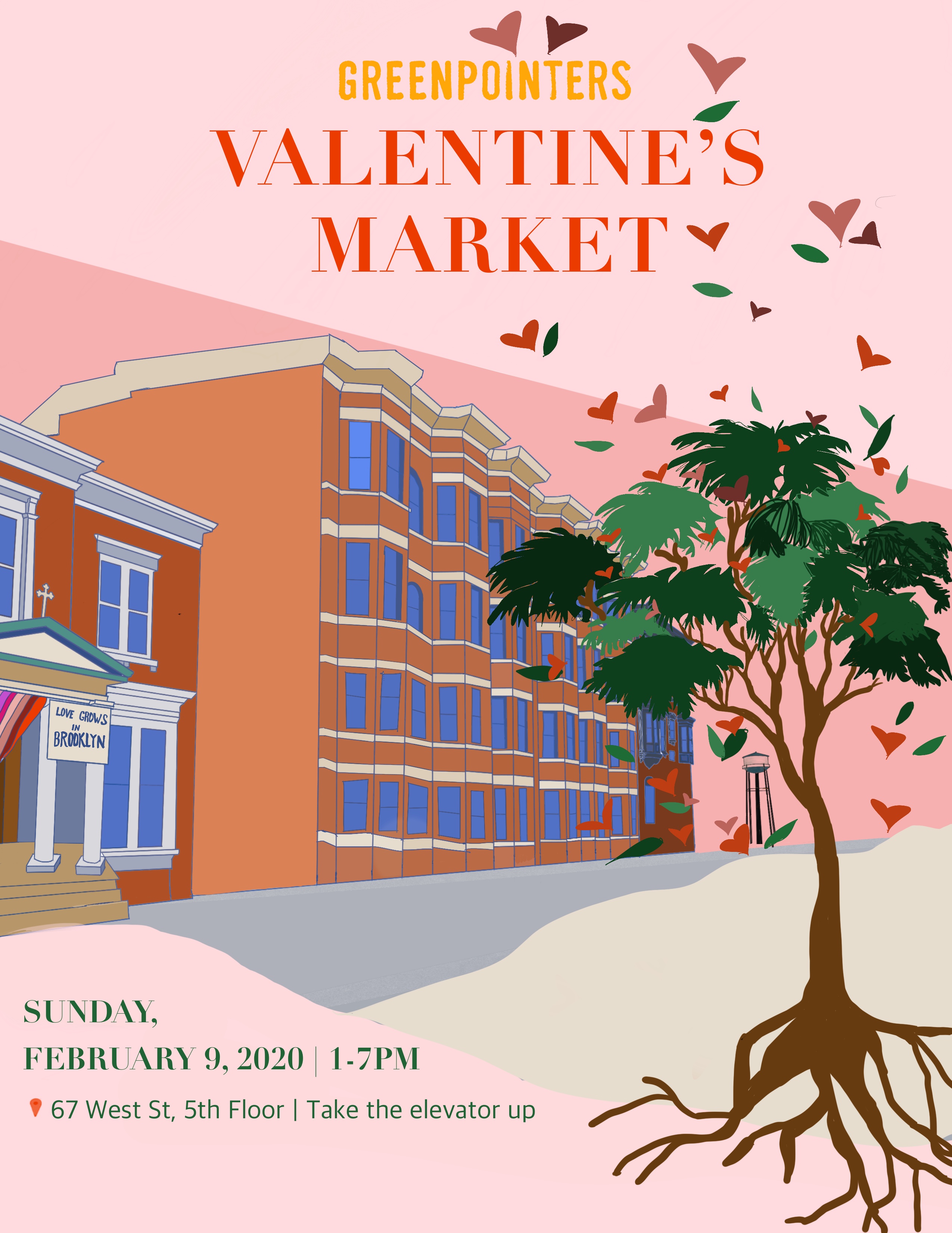 VENDOR CALL!! Love Grows in Brooklyn Valentine's Day Market! (Sun 2/9) - Greenpointers