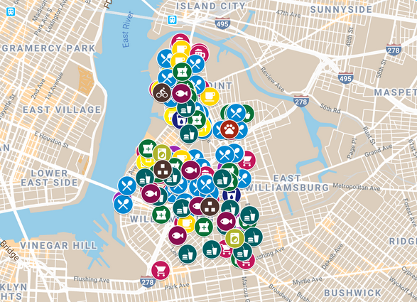 "Essentially Open" Map Shows Greenpoint and Williamsburgs' Business Hours - Greenpointers