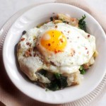 Milk and Roses Chef Makes Simple Bread Pudding with Broccoli Rabe, Egg ...