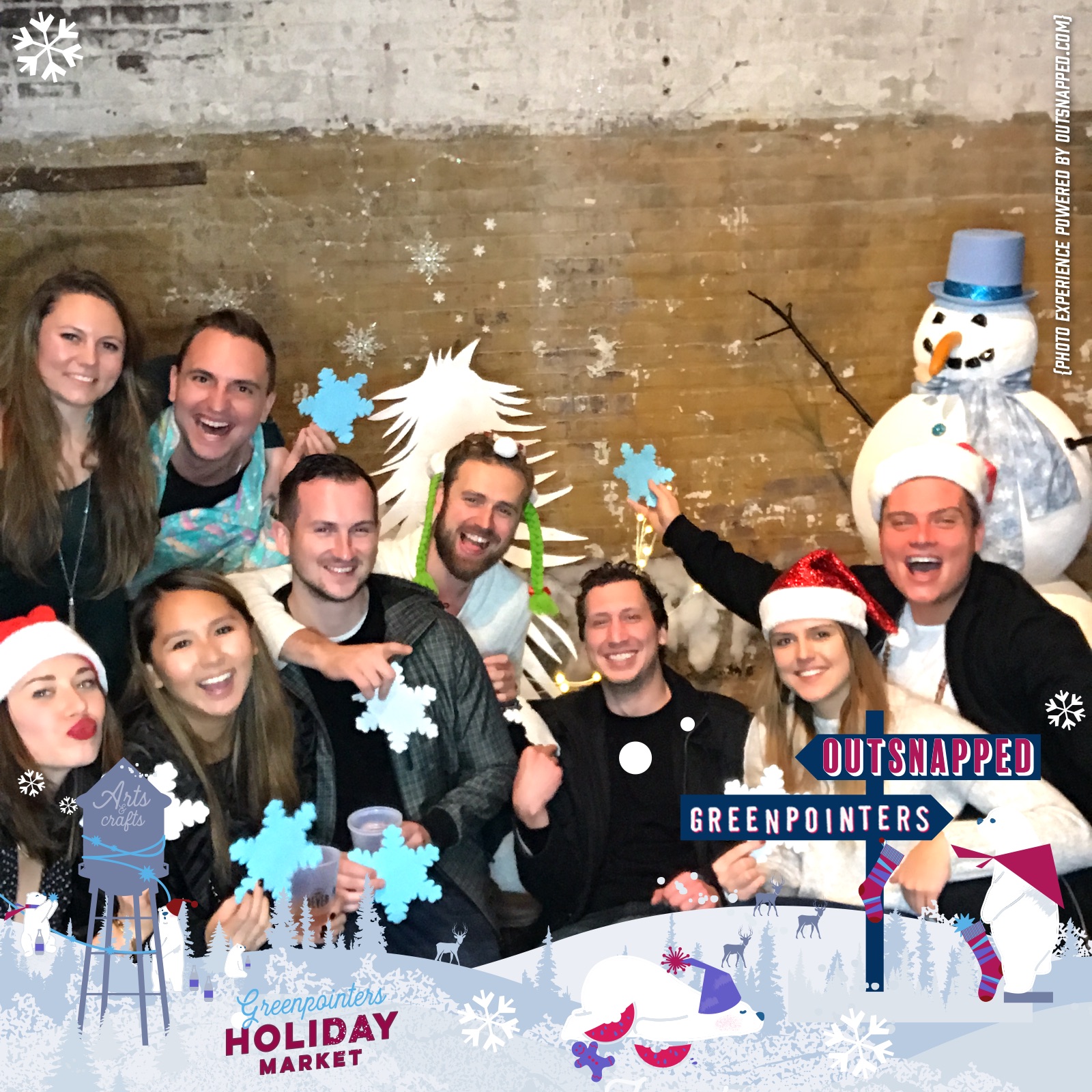 All The Holiday Cheer At Our Polar Vortex Photo Booth - Greenpointers