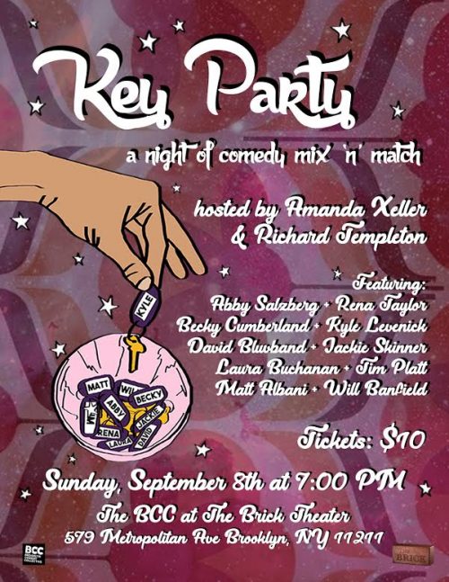 The Comedy Key Party Comes to The Brick - Greenpointers