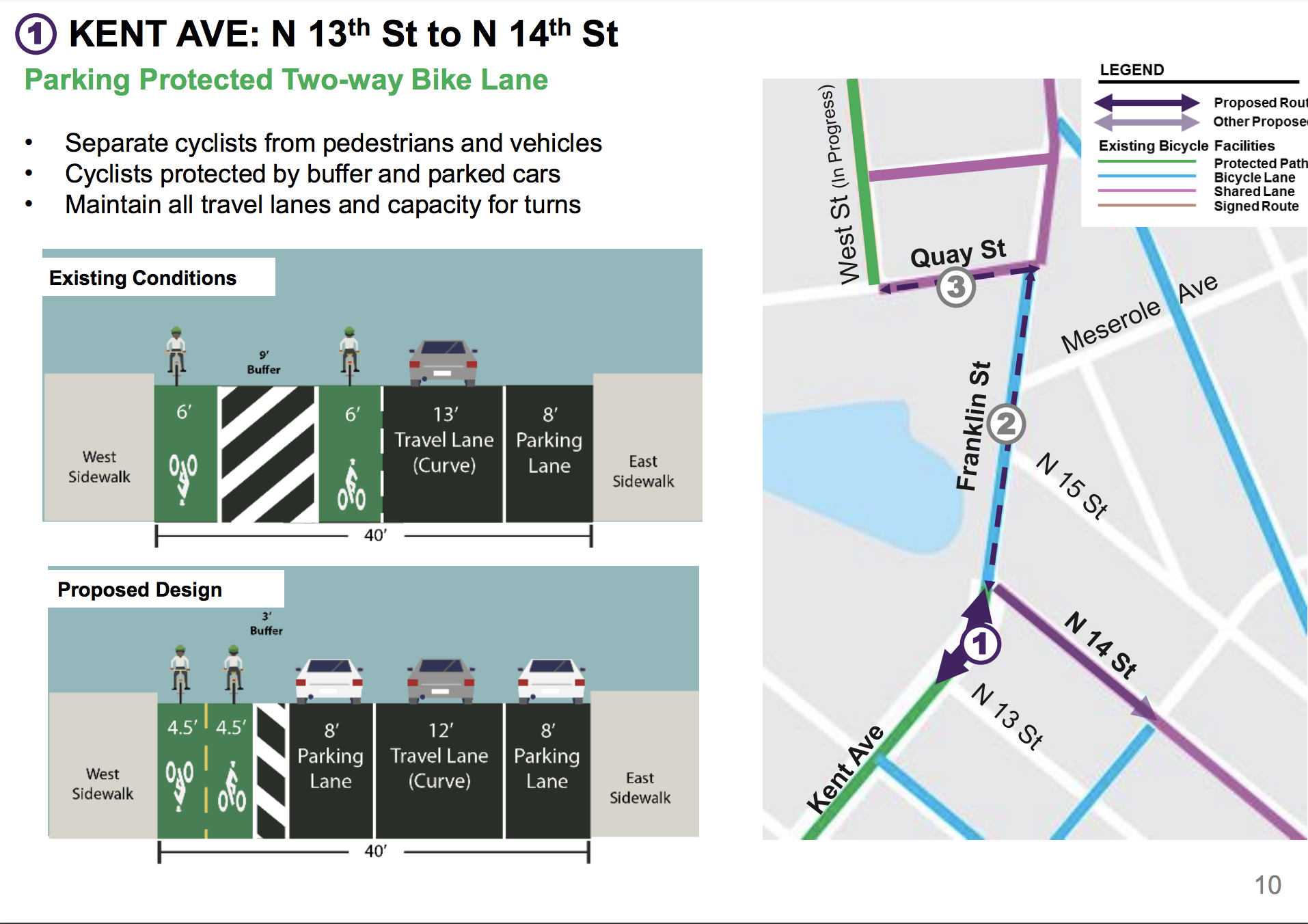 New Protected Bike Lanes Announced For Meeker Avenue, Franklin Street and More ...