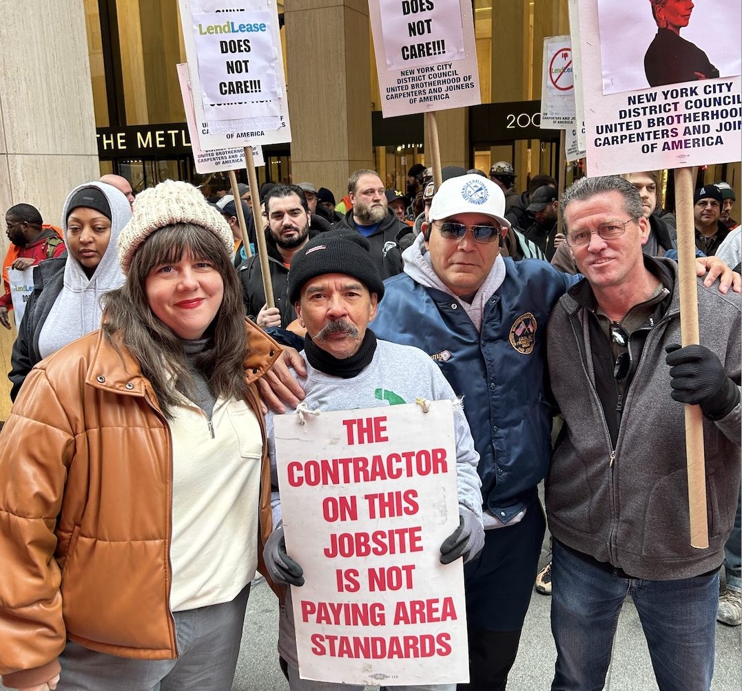 Carpenters Union Says Lendlease Is Using Nonunion Labor on 1 Java ...