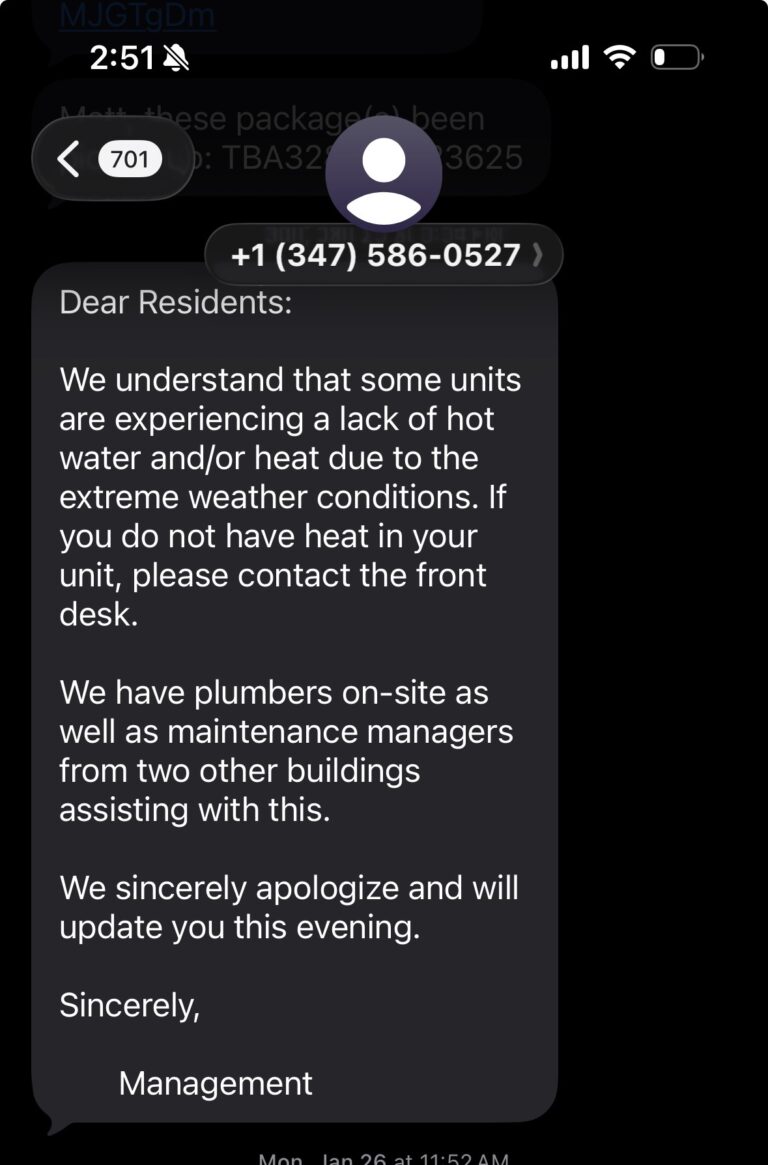 One Blue Slip Tenants Say Lack of Hot Water Has Been an Issue for ...